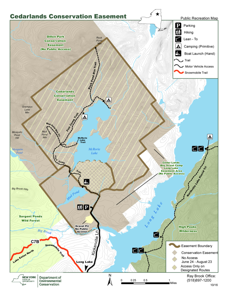 Cedarlands Easement – Long Lake