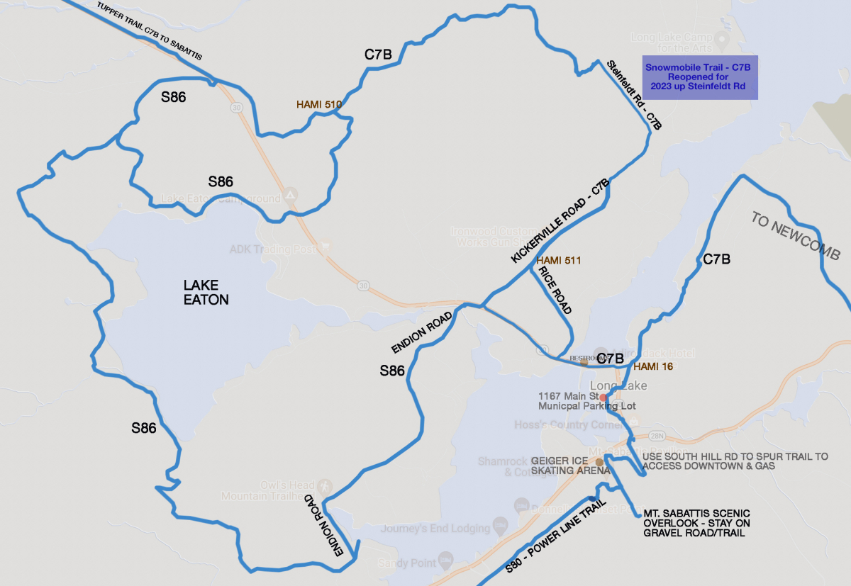 Snowmobiling – Long Lake