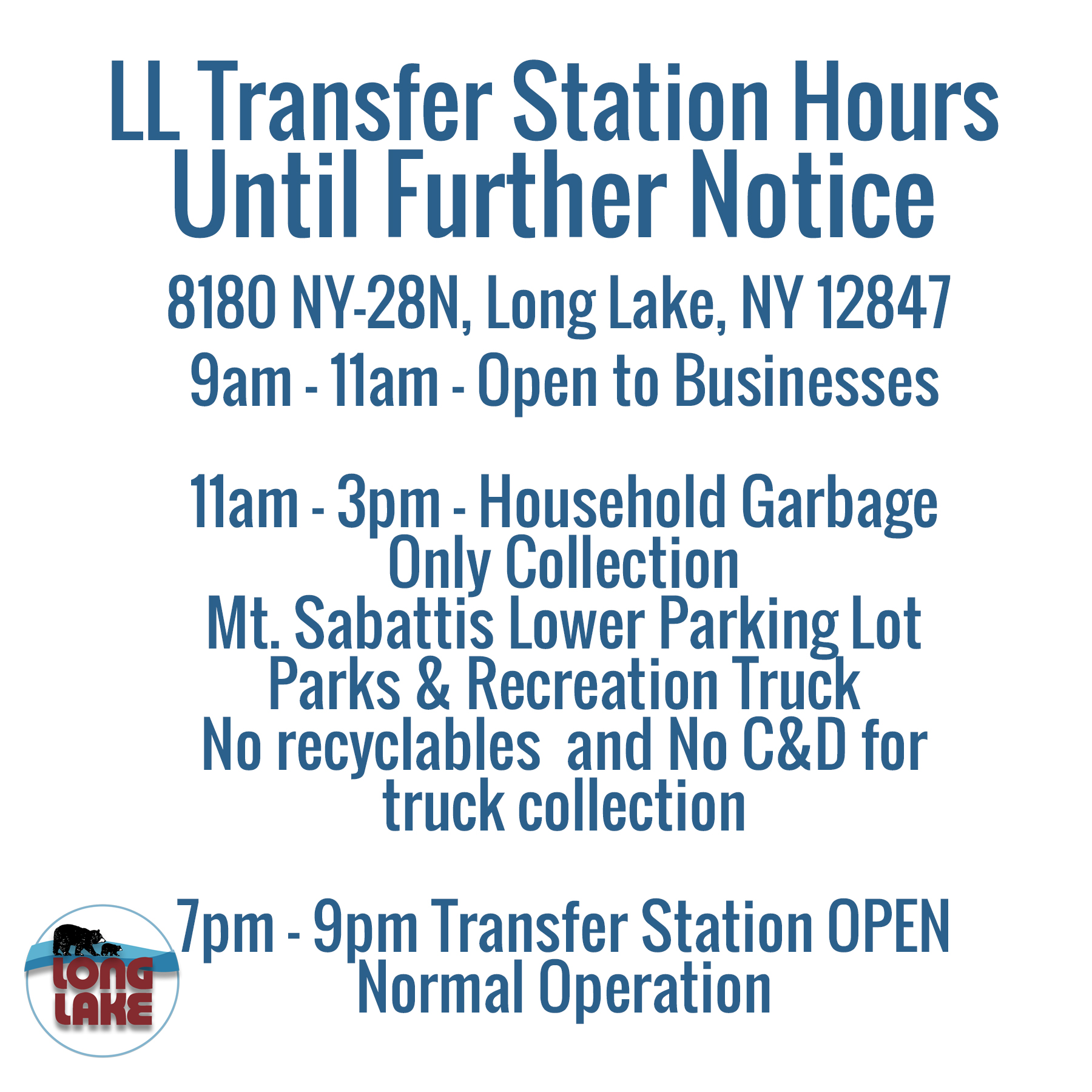 Weekend Update for Long Lake – Long Lake