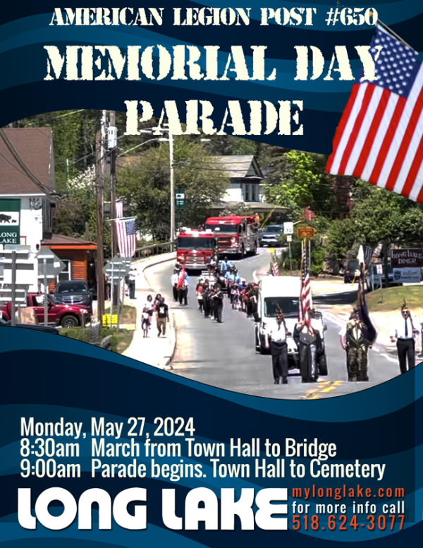 Events from May 24 – July 18 – Long Lake